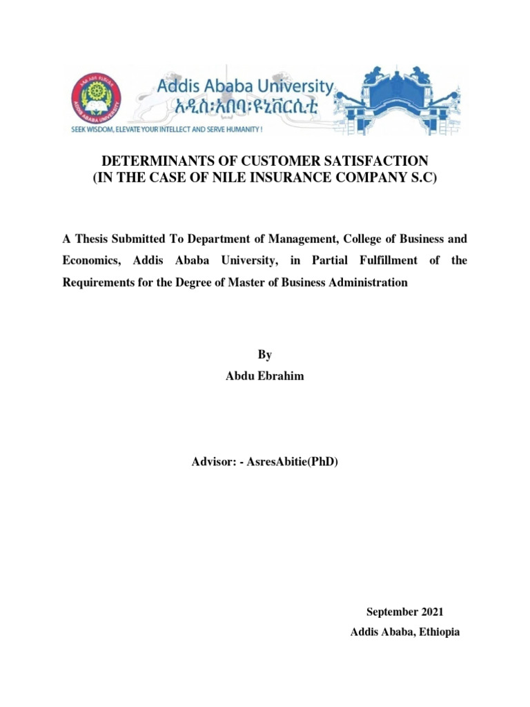 Abdu Ebrahim SATISFACTION | PDF