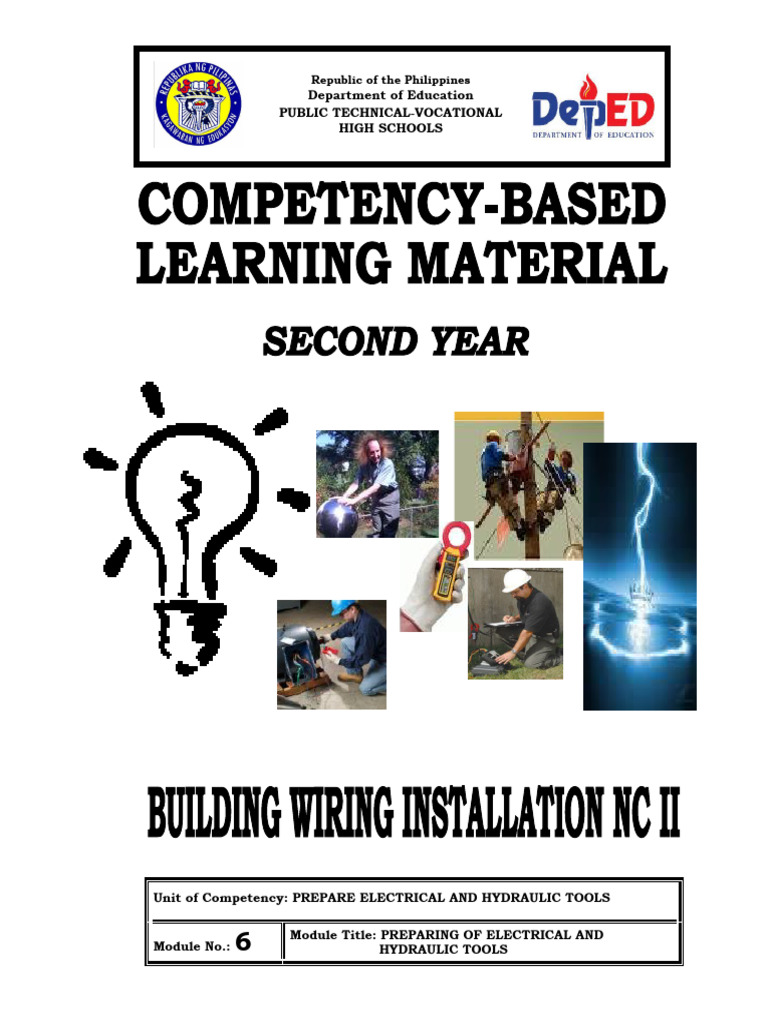 Y2 - Module 6 - Preparing Electrical Power and Hydraulic Tools | PDF