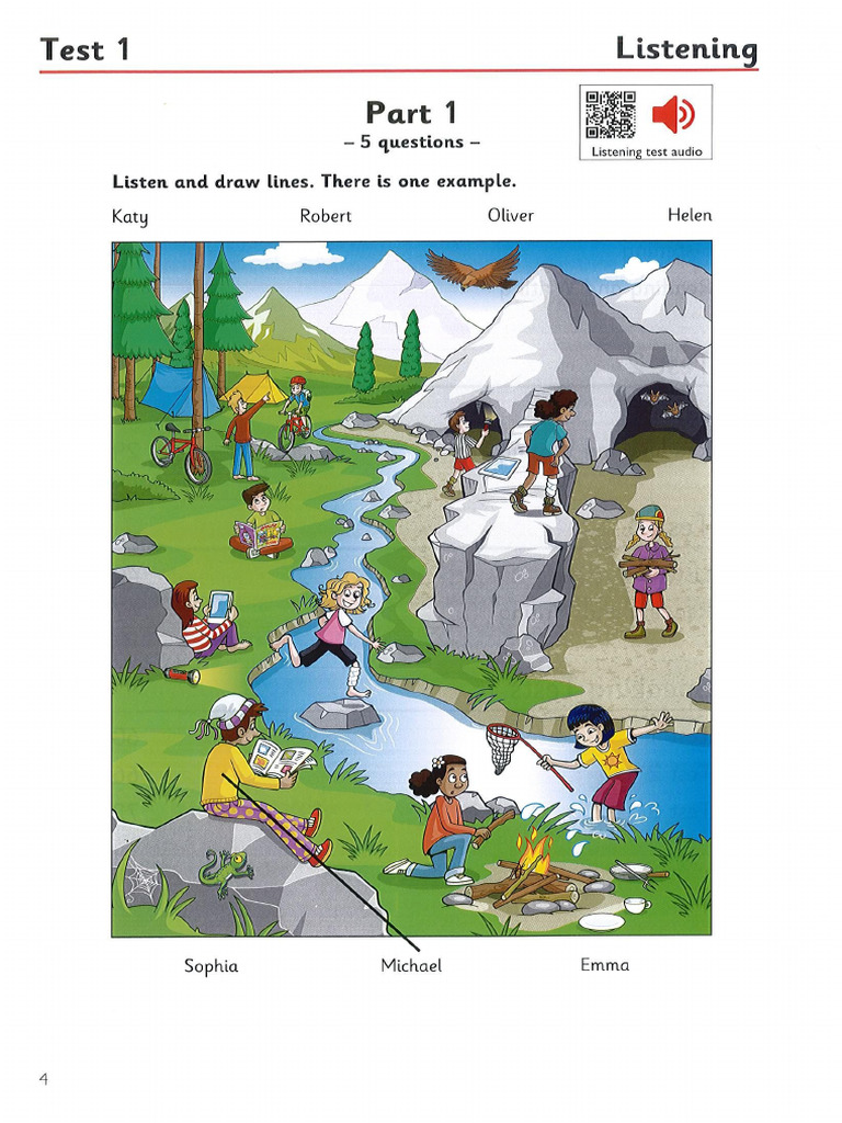 Flyers 4 - Test 1 | PDF