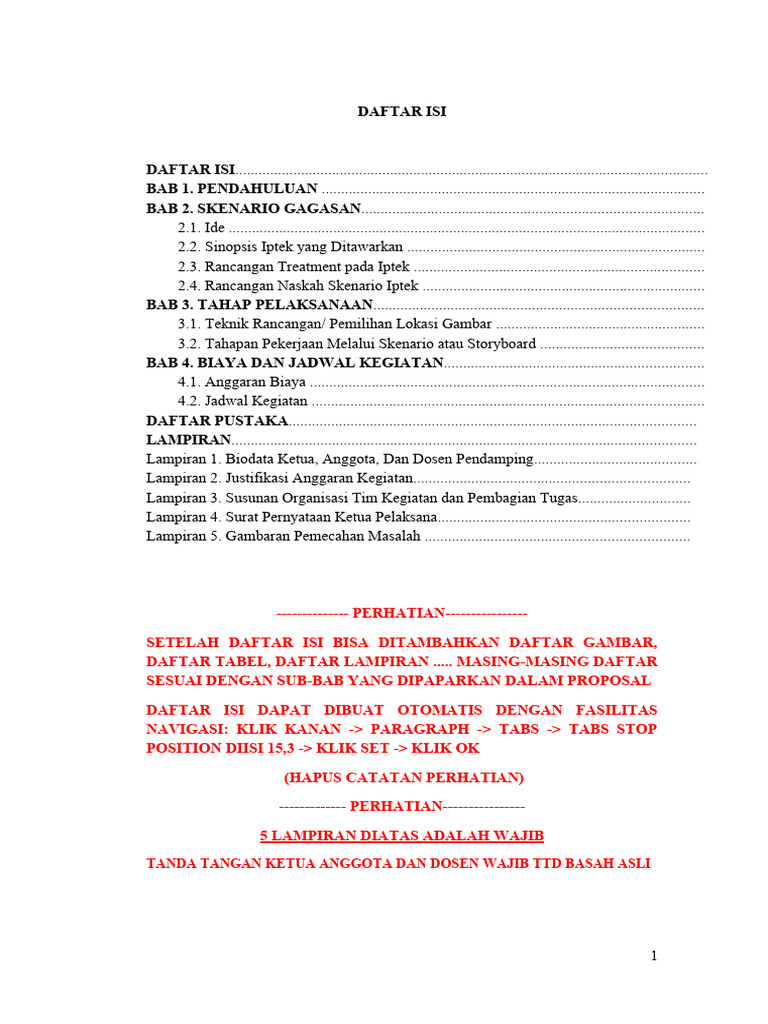 Ums-Template PKM-VGK Tahun 2023 | PDF