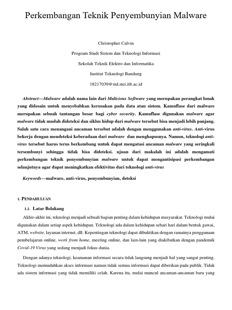 18217039_-_Makalah_-_Christopher_Calvin | PDF