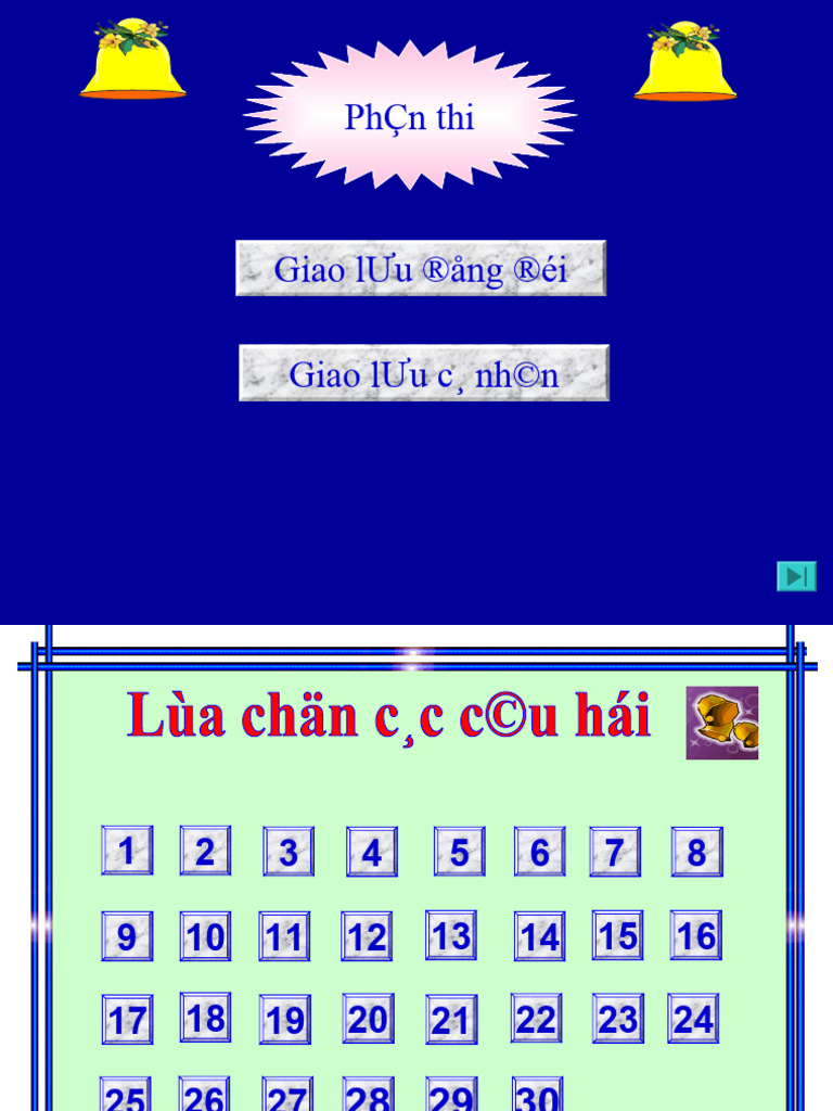 Tro Choi Toan Lop 3 | PDF