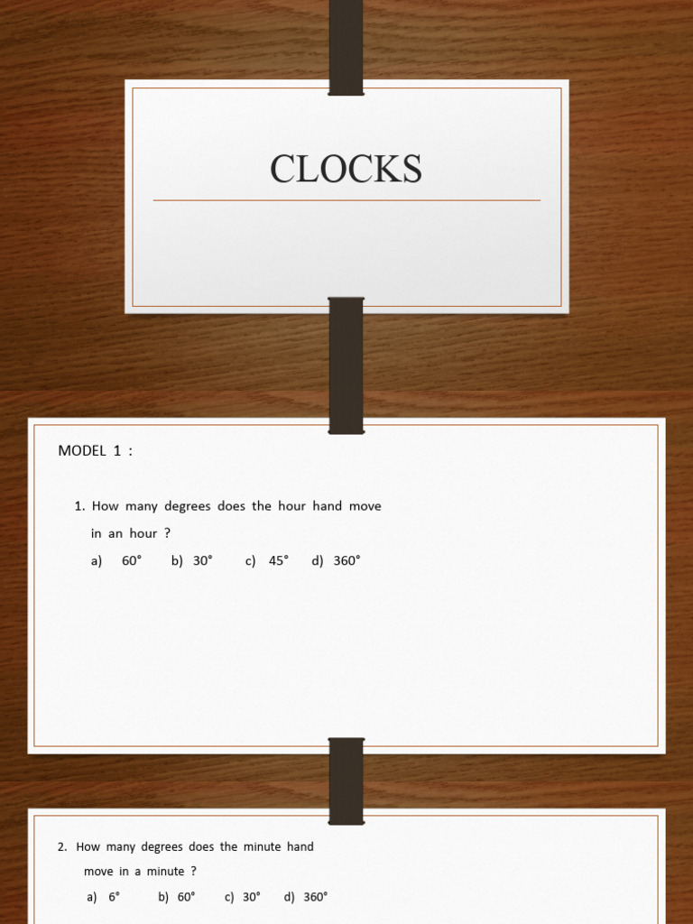 CLOCKS | PDF | Hour | Spacetime