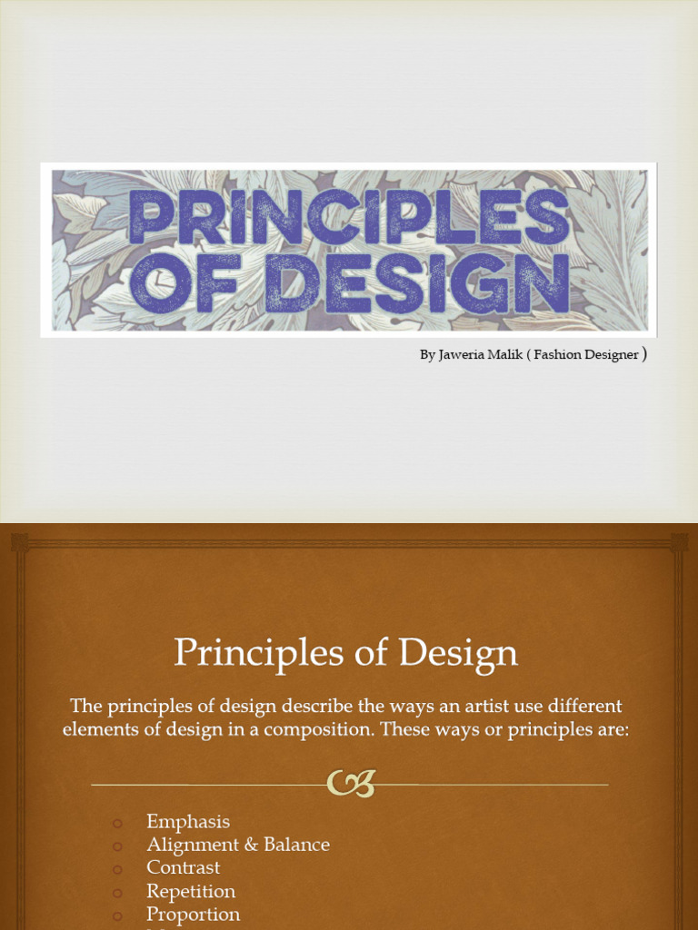 Principles of Design | PDF | Composition (Visual Arts)