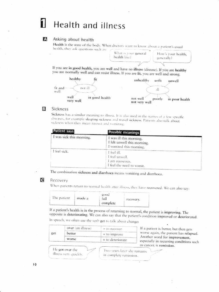 Health - Illness | PDF