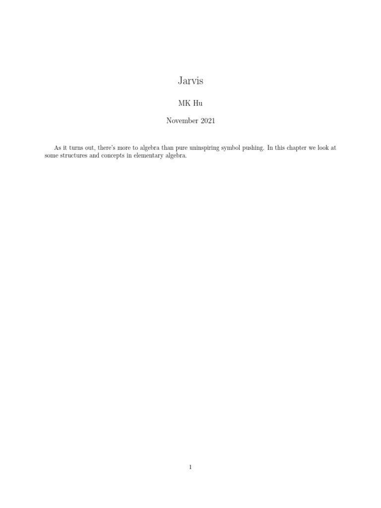 Jarvis | PDF