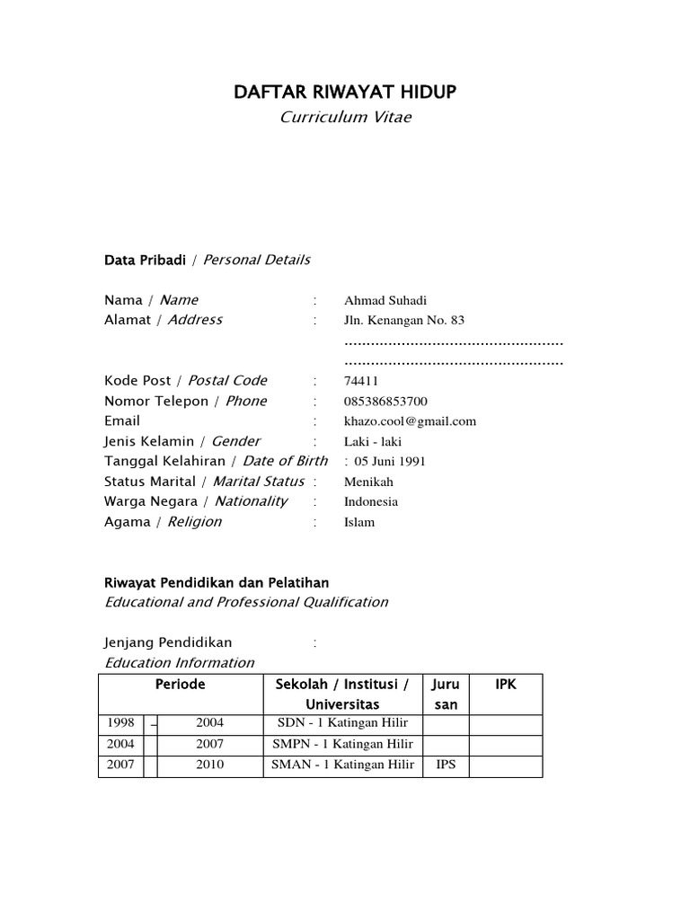 Form CV X 2024 | PDF