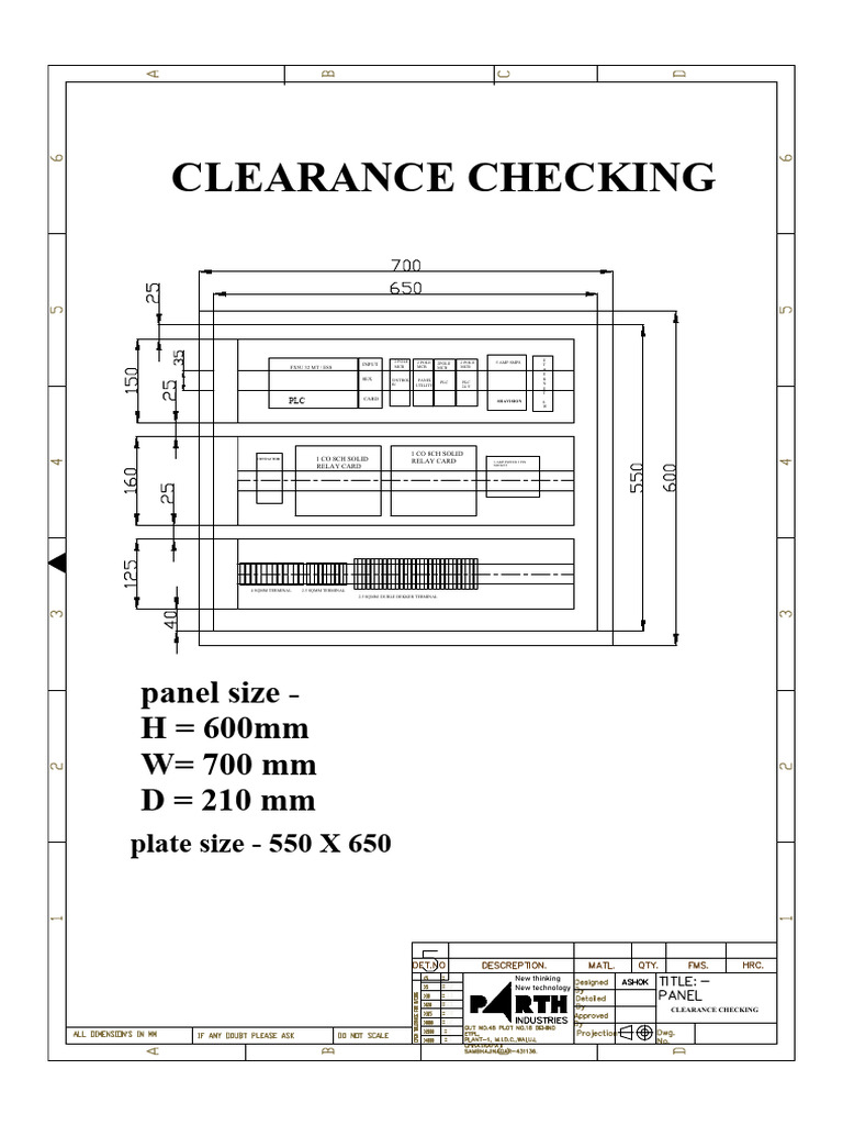 Clearence Checking Panel Layout | PDF | Electrical Engineering | Computer Engineering