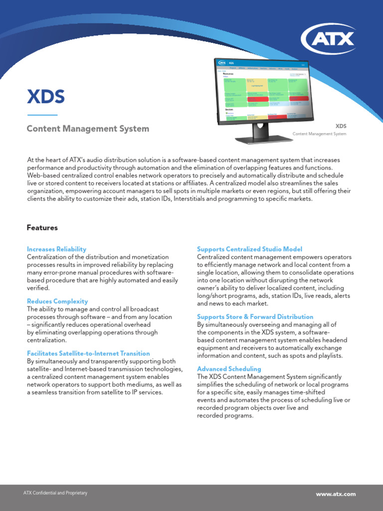 ANW1381 XDS Content Management System | PDF