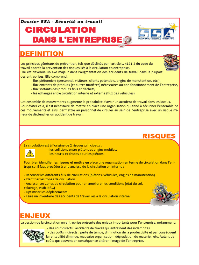 Plan de circulation sécurisé en entreprise | PDF | Affaires | Ordinateurs