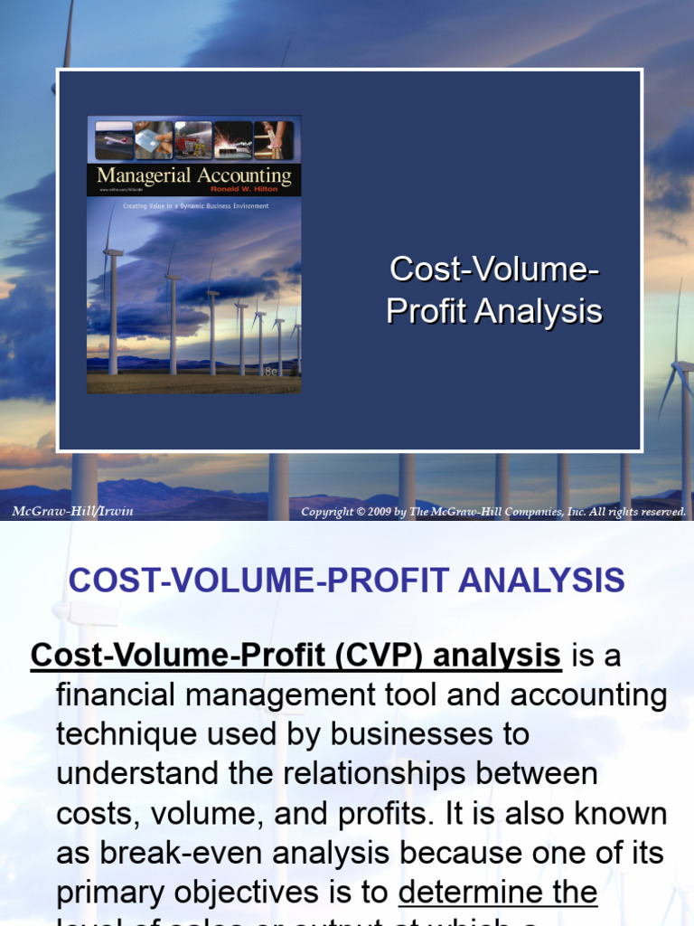 CVP PPT 1st Yr | PDF | Business Economics | Income Statement