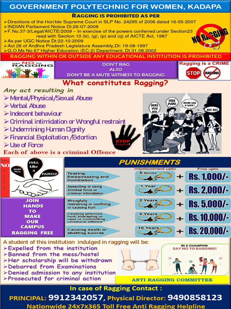 Antiragging PPT - KDP | PDF