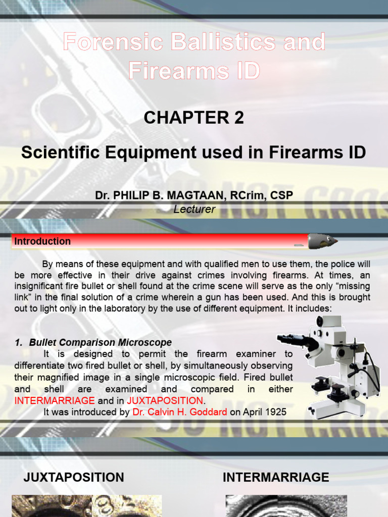 Lecture On Firearms ID (New) Chapter 2 | PDF | History