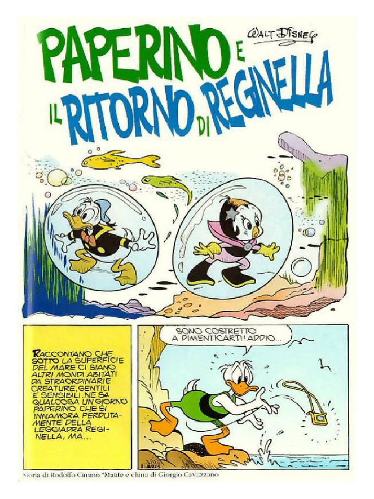 Almanacco Topolino 213.paperino e Il Ritorno Di Reginella | PDF