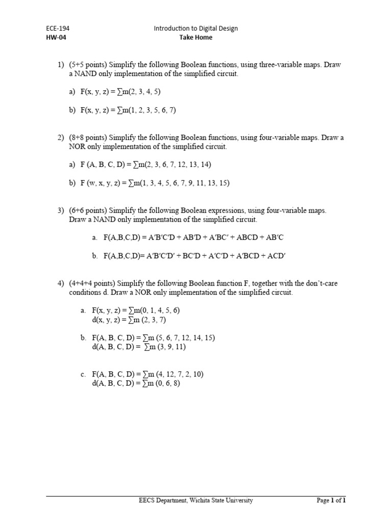 Ece194 HW 04 | PDF