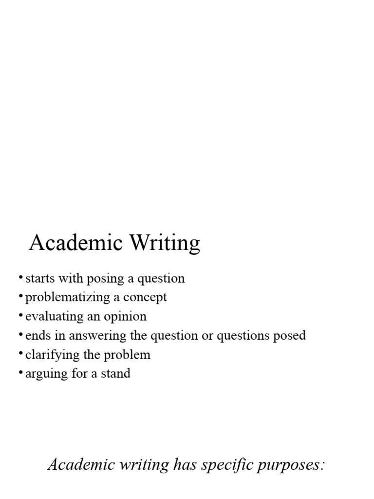 Academic Writing | PDF | Information | English Language