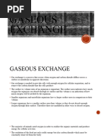 Gaseous Exchange Grade11 Notes | PDF