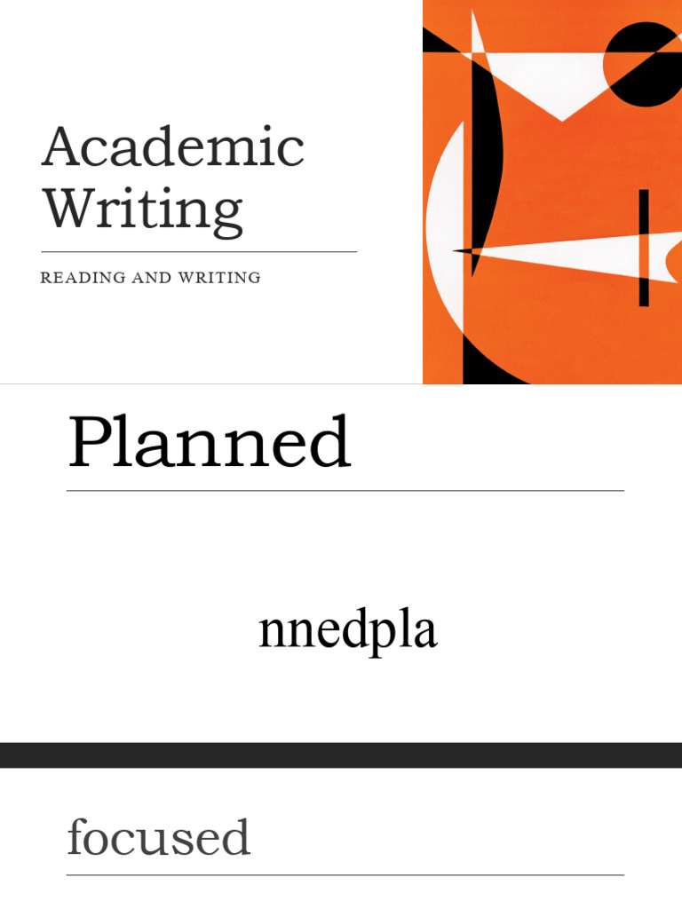 Academic Writing | PDF