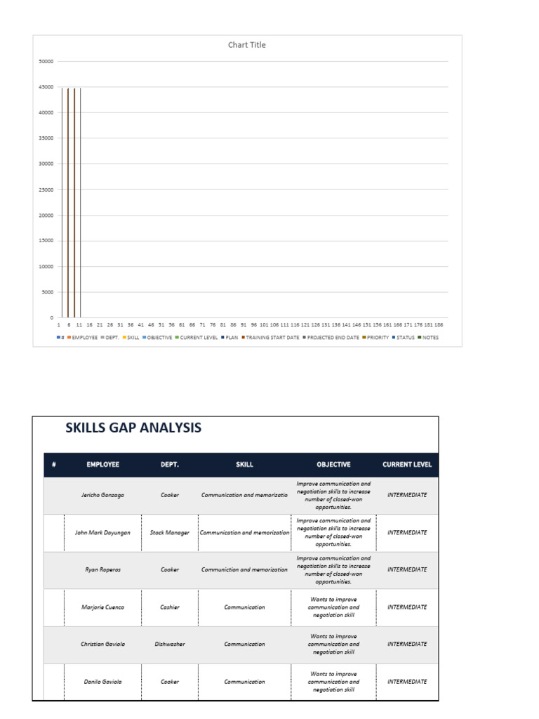 Group B - Skills Gap Analysis & SWOT Analysis (Revised) | PDF