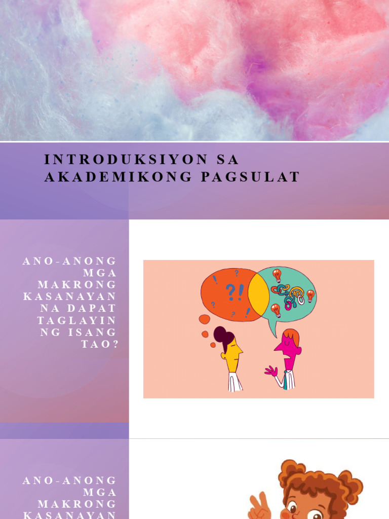 Introduksiyon Sa Akademikong Pagsulat | PDF