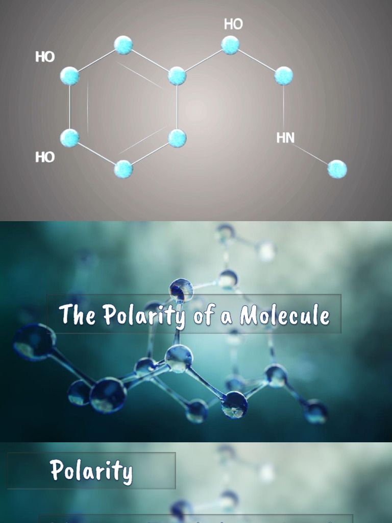 Lesson 4 The Polarity of A Molecule | Download Free PDF | Chemical ...