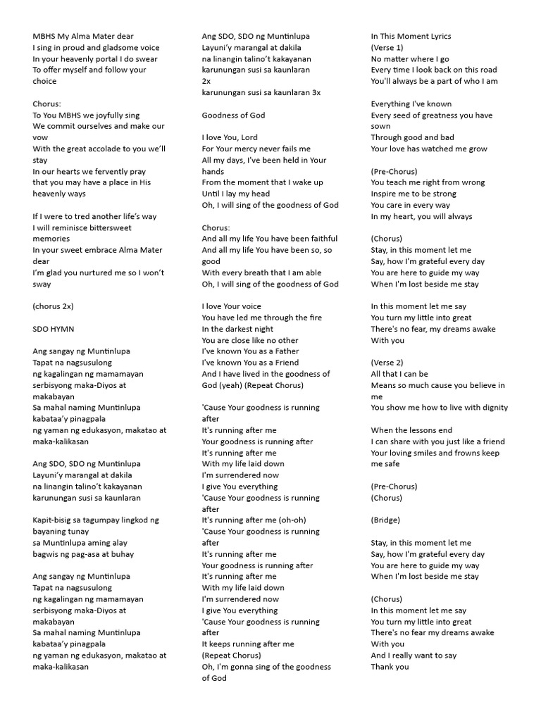 Completion Songs 2023 | PDF