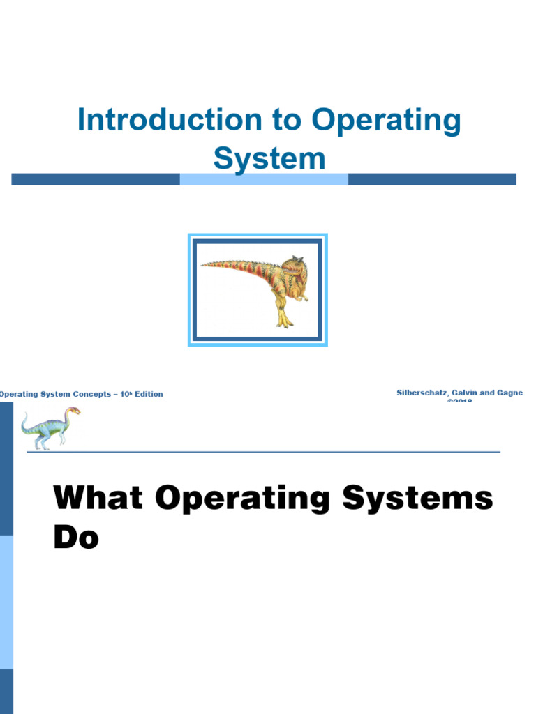 Operating System ch1 | PDF | Computers