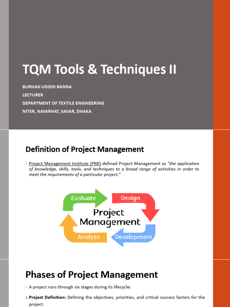 TQM Tools & Techniques II | PDF