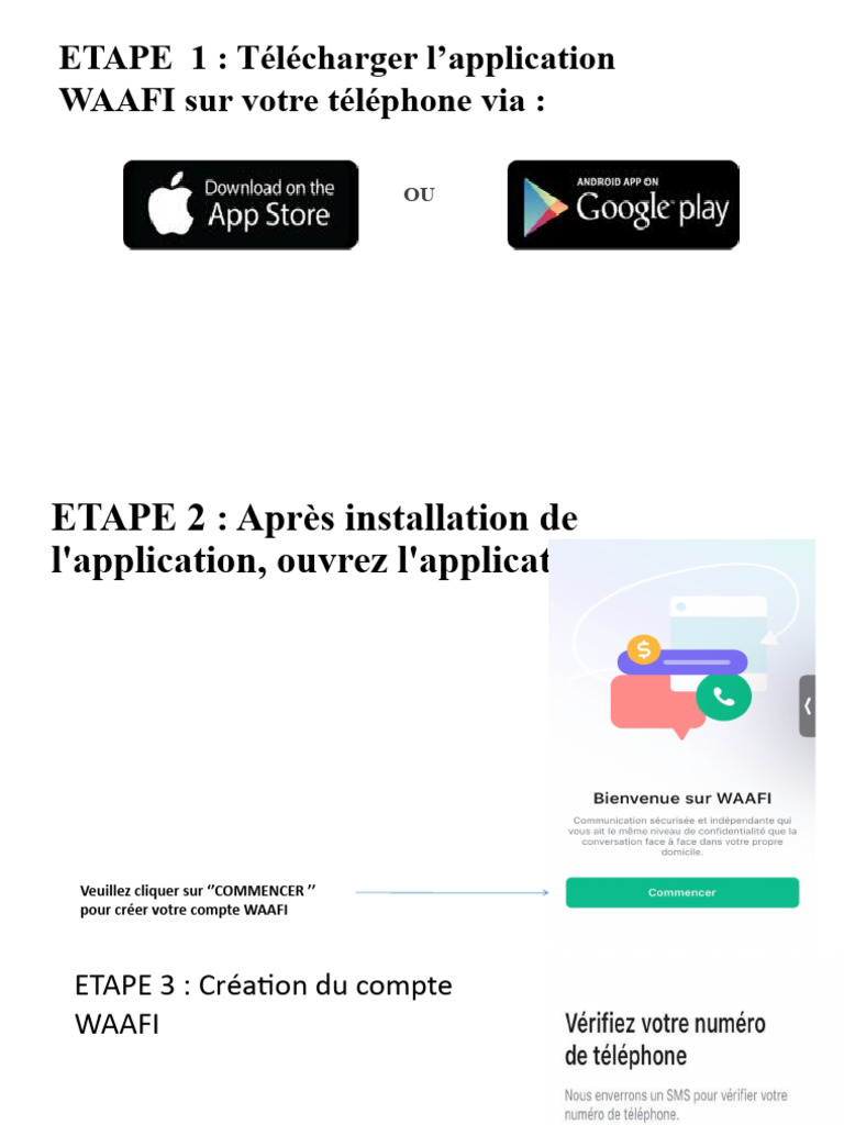 Creation Du Compte Waafi | PDF | Droit