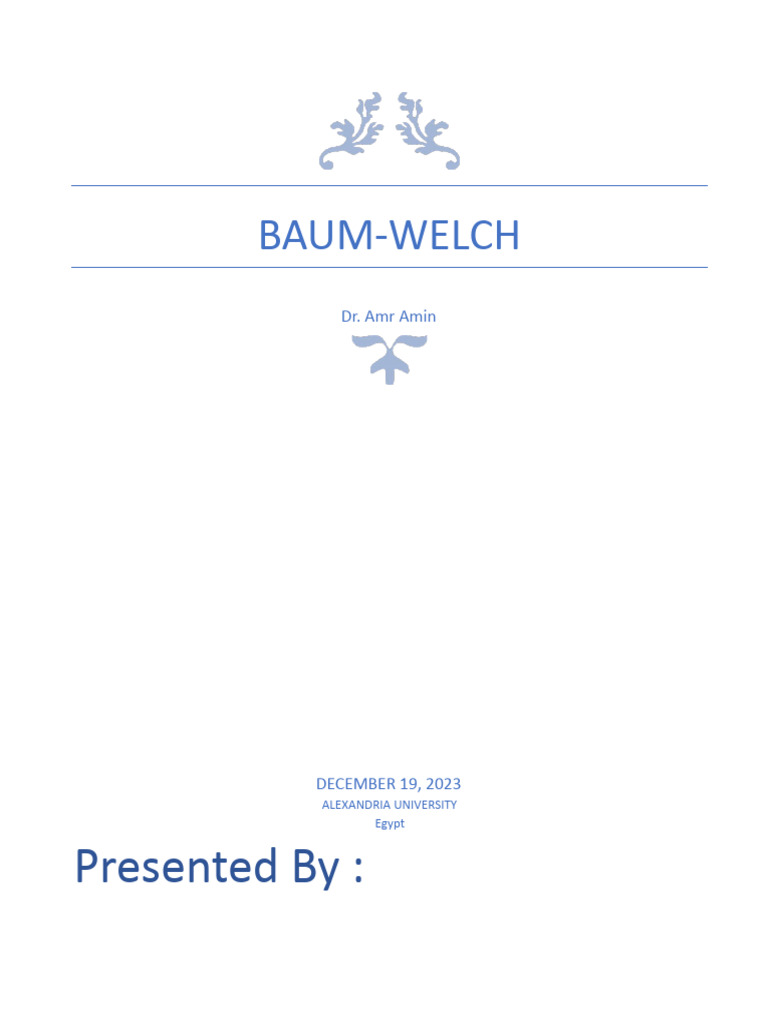 The Welch Finally | PDF