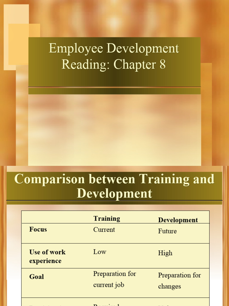 7 - Employee Development | PDF