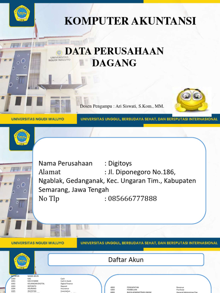 Data Perusahaan Komputer Akuntansi | PDF