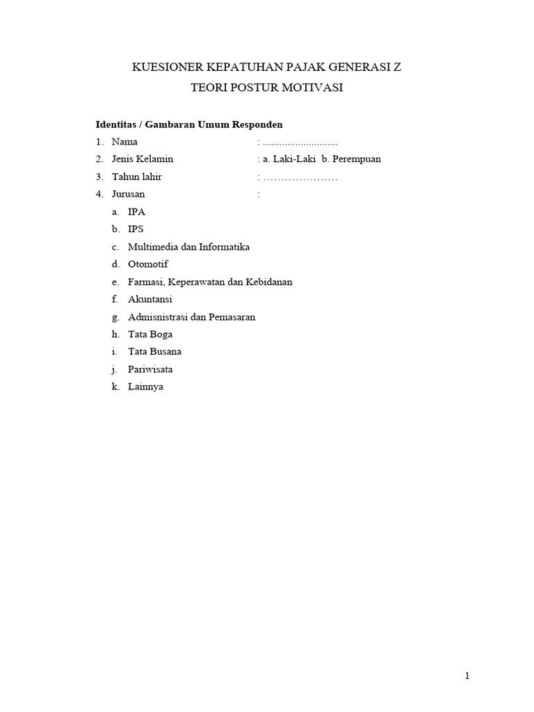 Kues Kepathuan Pajak Gen Z | PDF