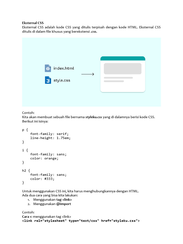 Eksternal Css Pdf 