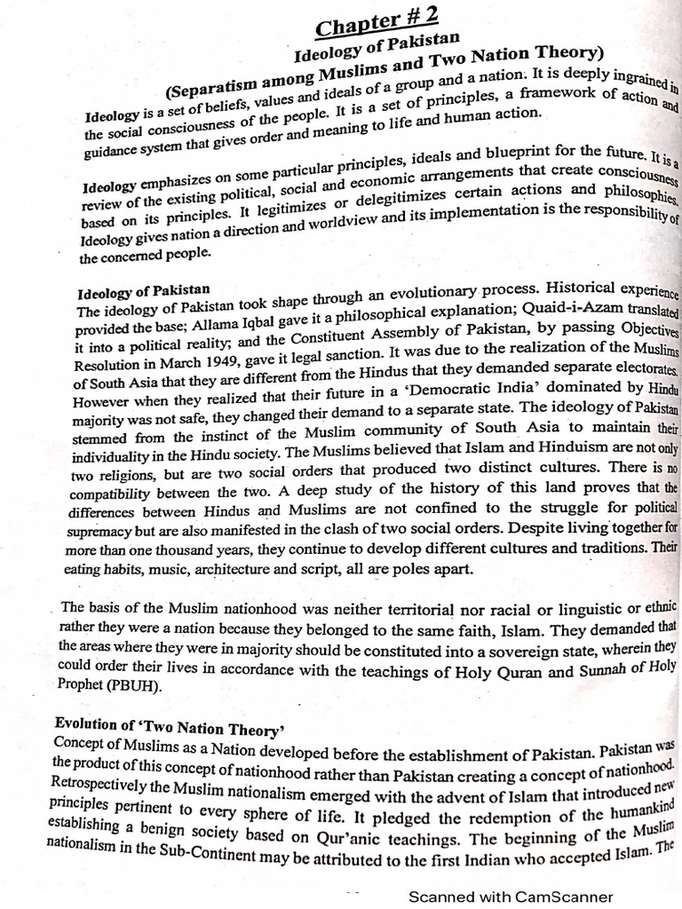 Pakistan Studies CHP 2 | PDF