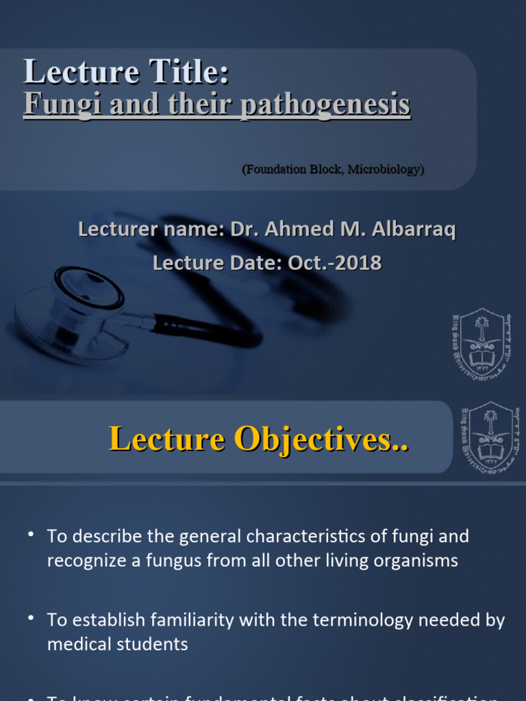 10 - Fungi and Their Pathogenesis | PDF | Science & Mathematics