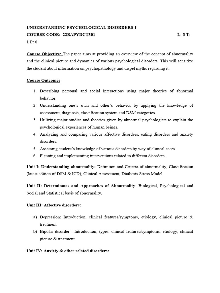 3rd Sem Syllabus | PDF