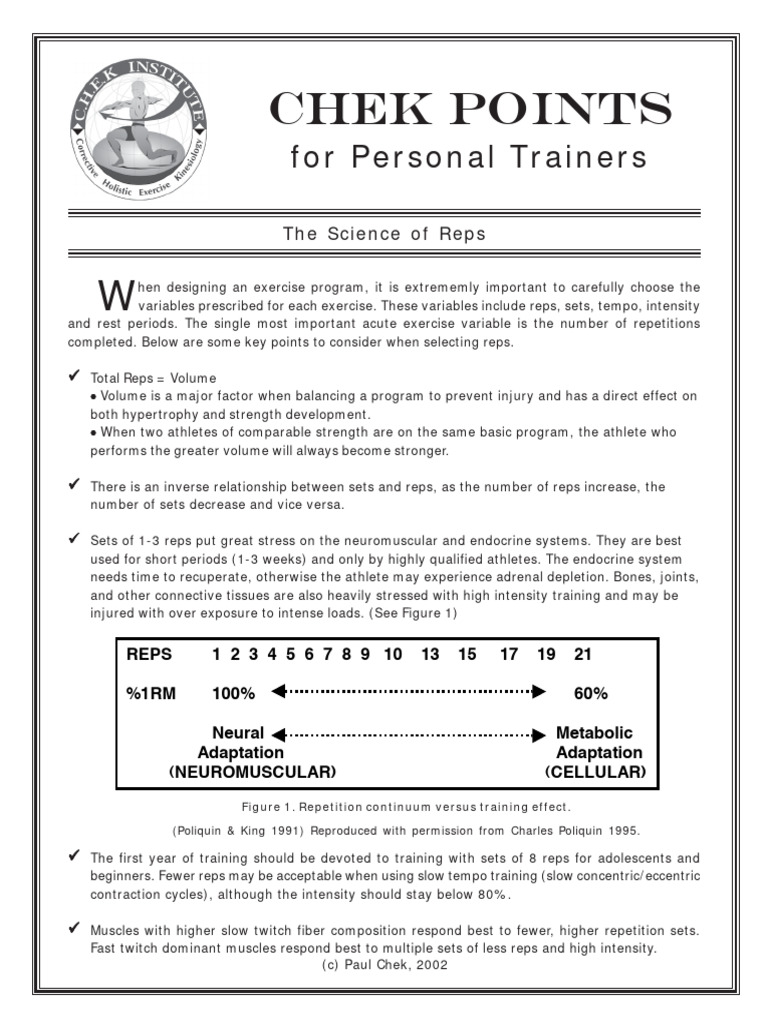 The Science of Reps | PDF