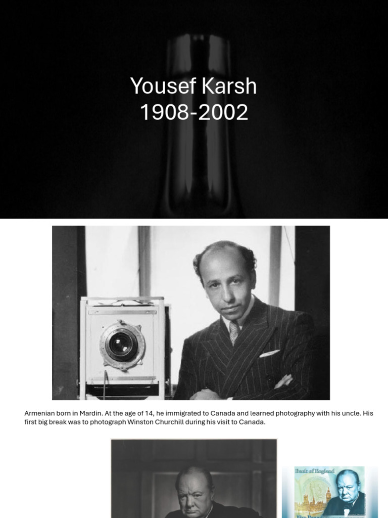 Yousef Karsh Photography Presentation | PDF