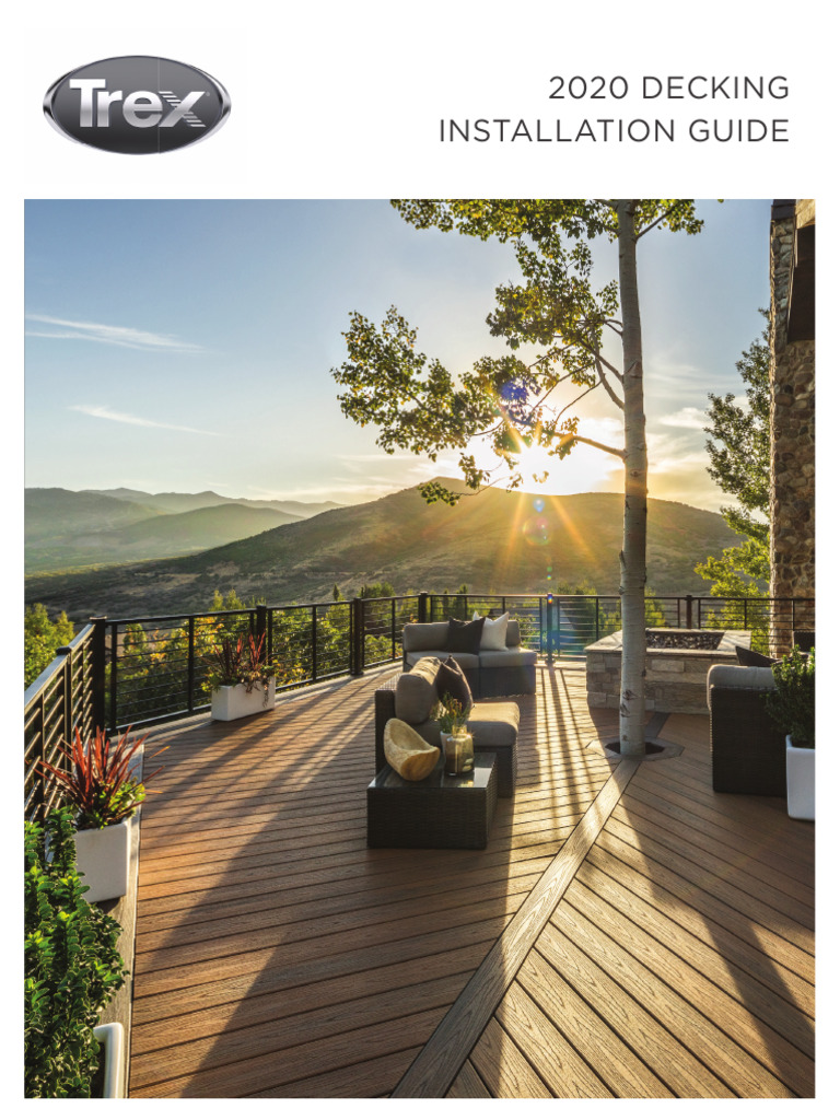 Trex 2020 Decking Installation Guide PDF | PDF | Technology & Engineering