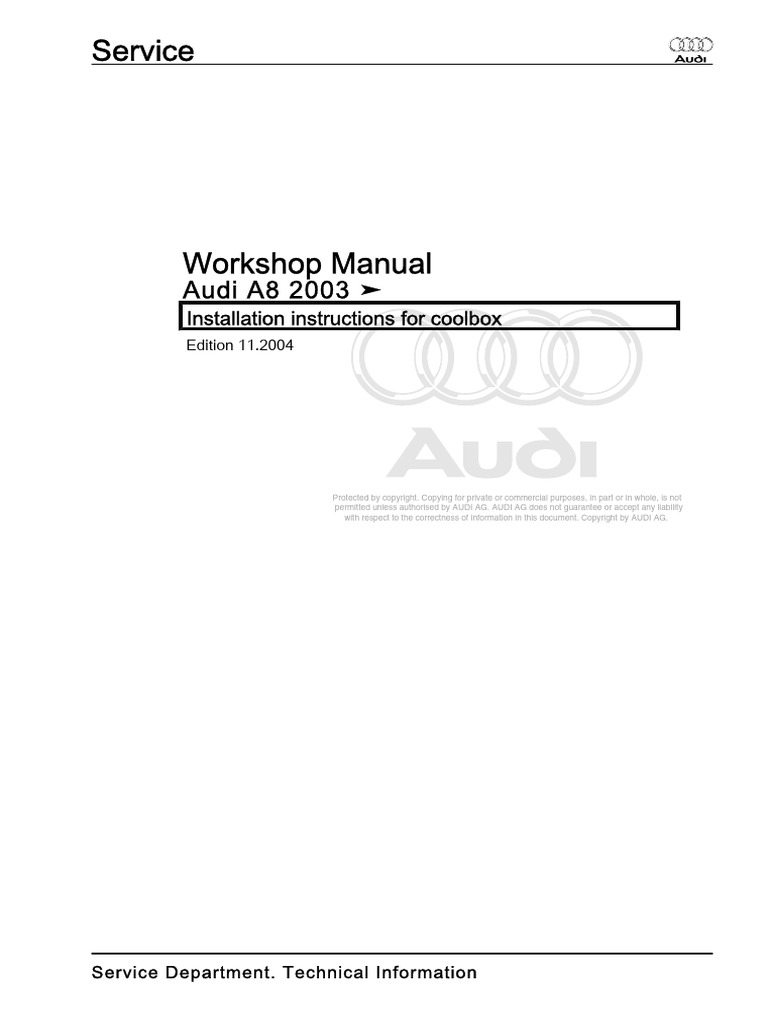 30-Service Manual Installation Instructions For Coolbox | PDF ...