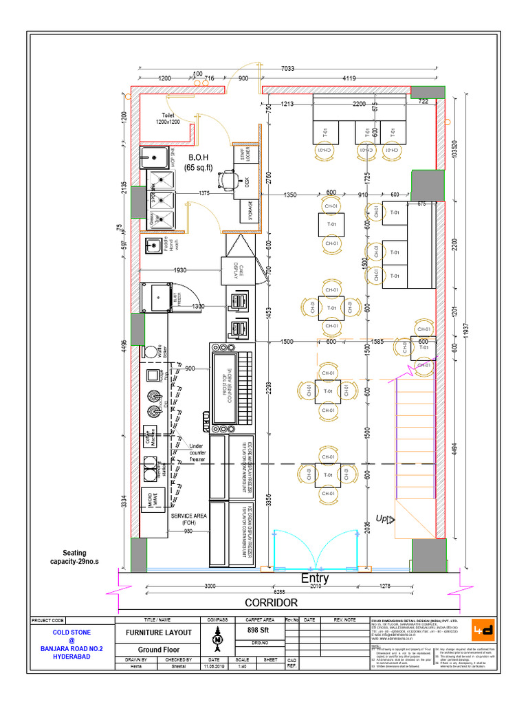 Cold Stone@banjara Road-Rev - Layout-11.06.2019 | PDF