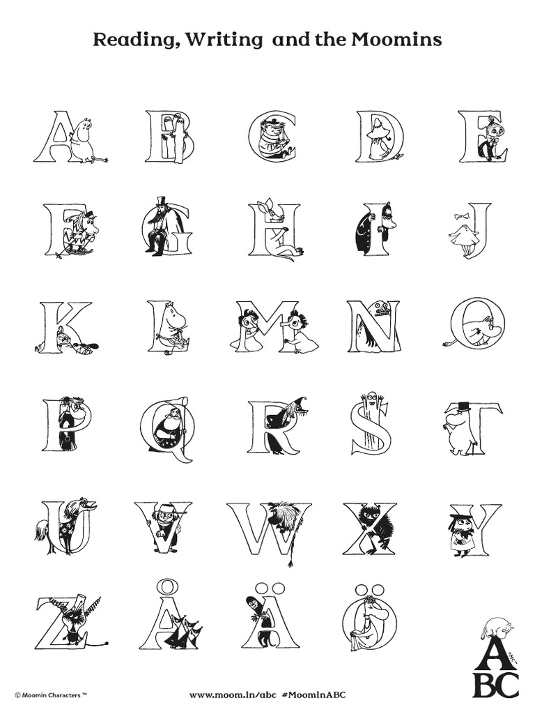 ABC Colourin Muumi | PDF