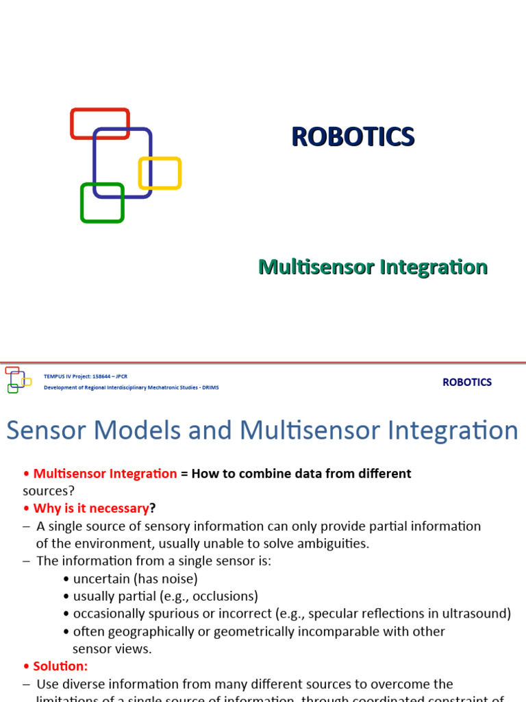 13 - 1 Multisensor Integration | PDF