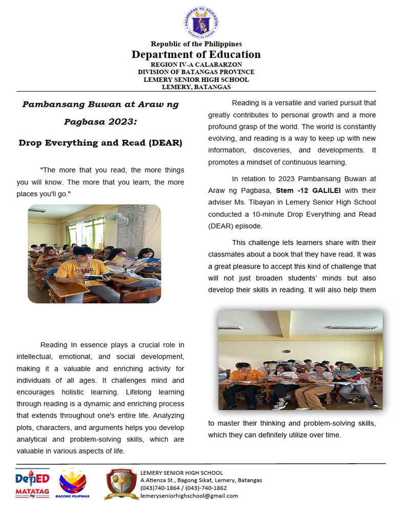 narrative Dear- Tibayan | PDF