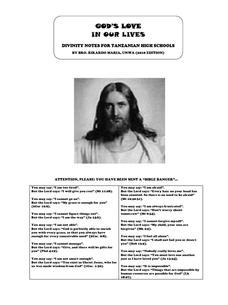 Divinity Notes | PDF | Chapters And Verses Of The Bible | Israelites