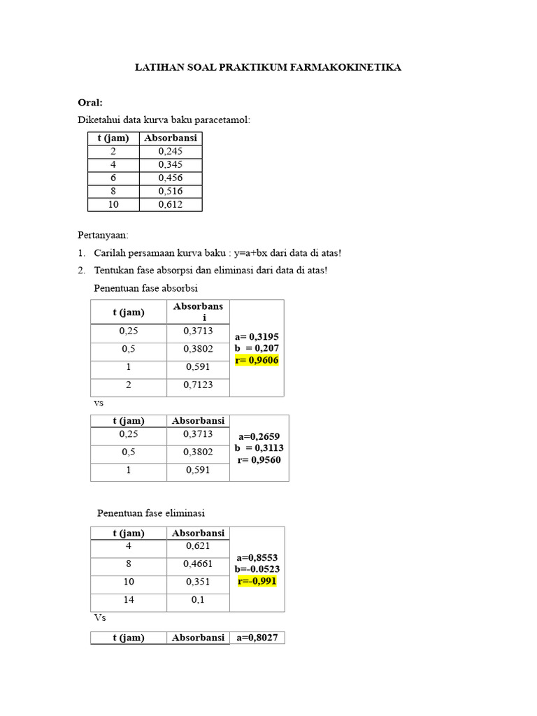 Lat - Soal Oral New | PDF