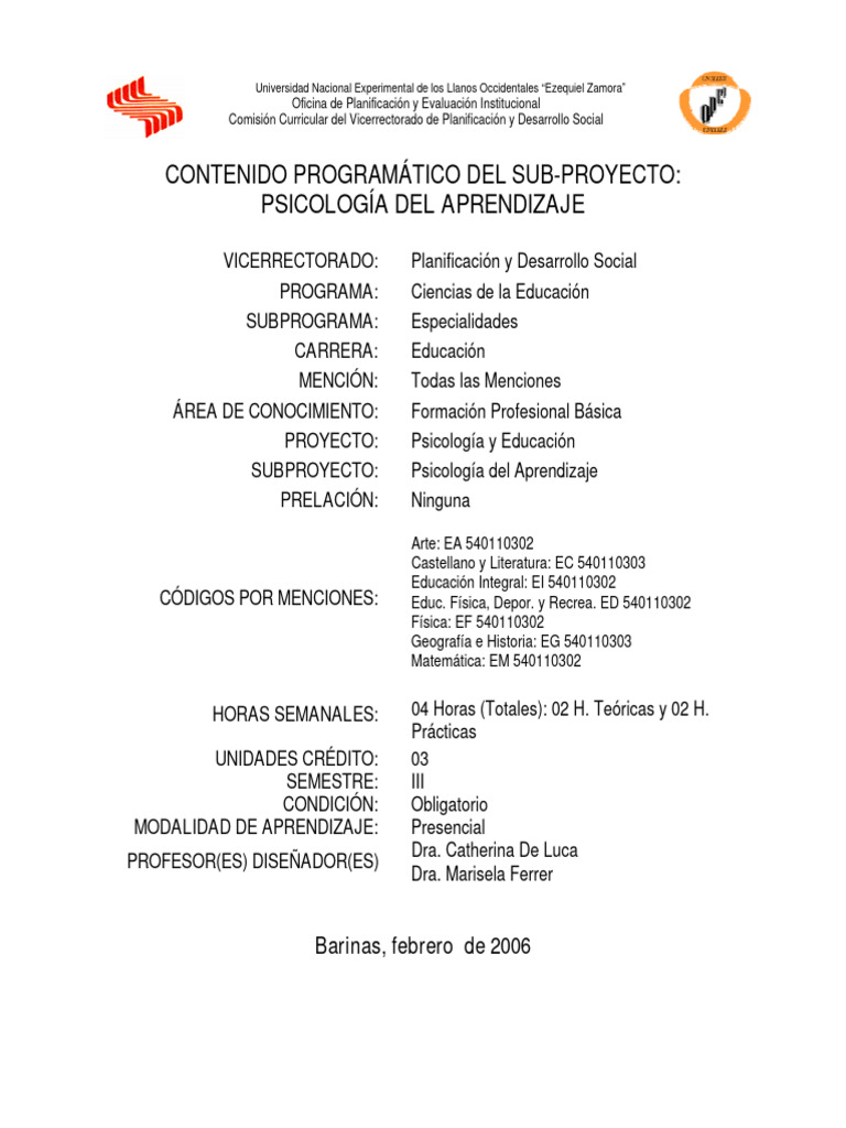 Contenido Programatico | PDF | Ciencia y matemáticas