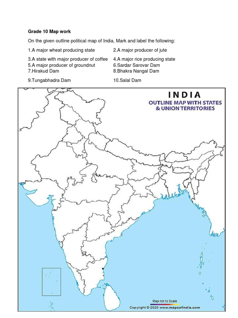 Grade 10 Map Work | PDF