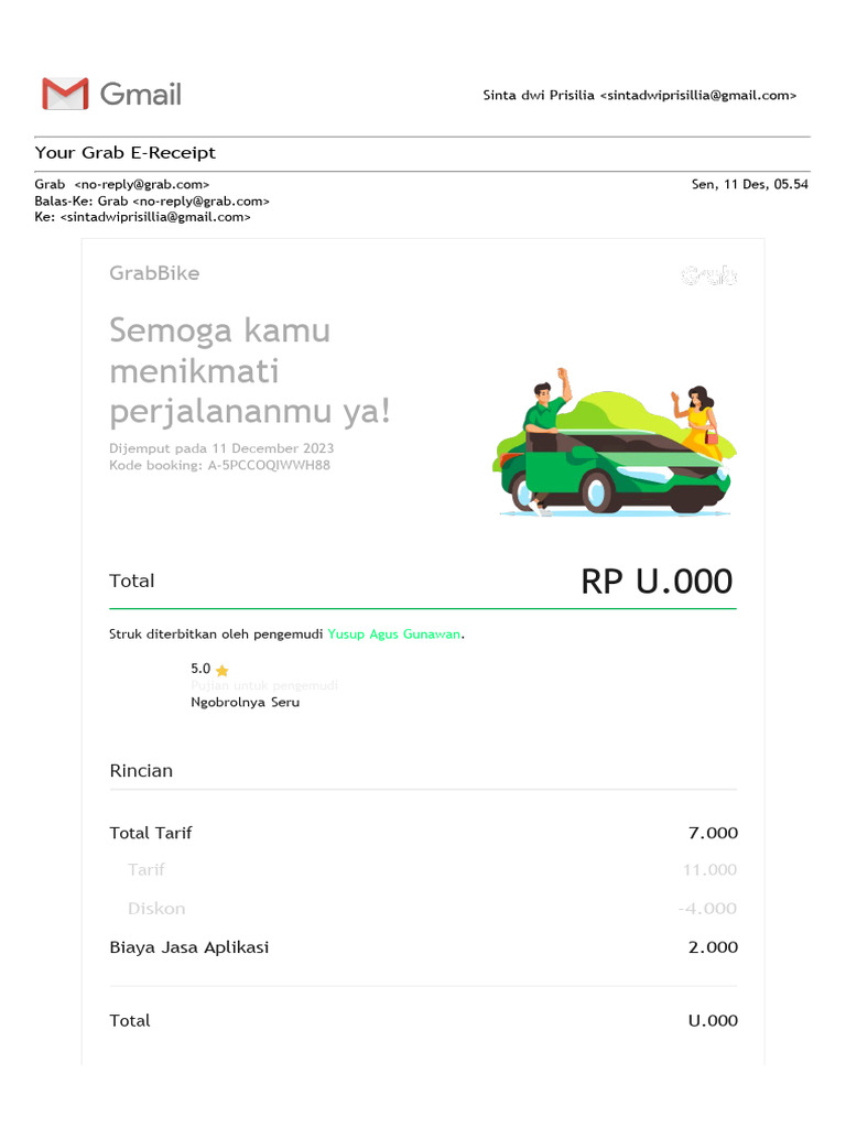 Your Grab E-Receipt | PDF